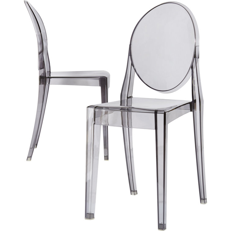 Ghost Outdoor Stacking Dining Side Chair & Reviews | AllModern